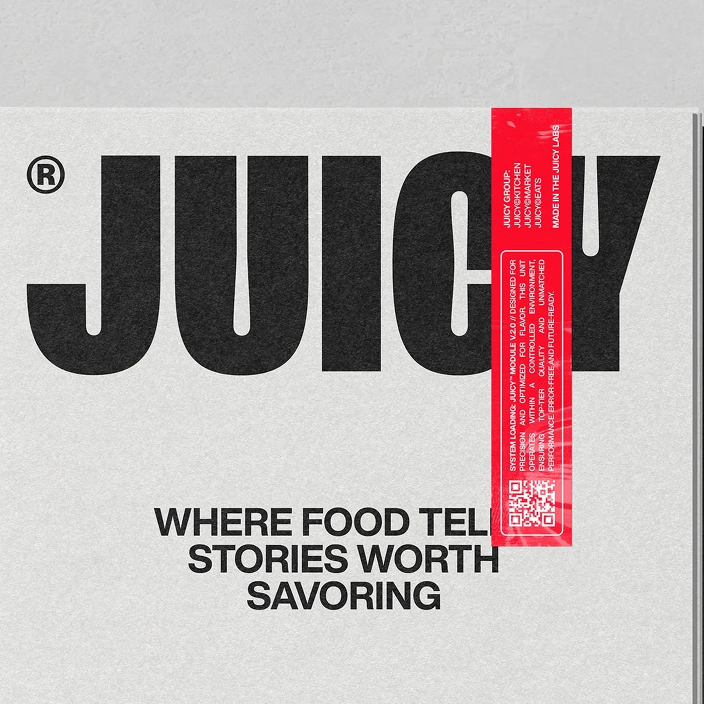 Juicy Foods: A Food Brand Identity That Mixes Type and Tech