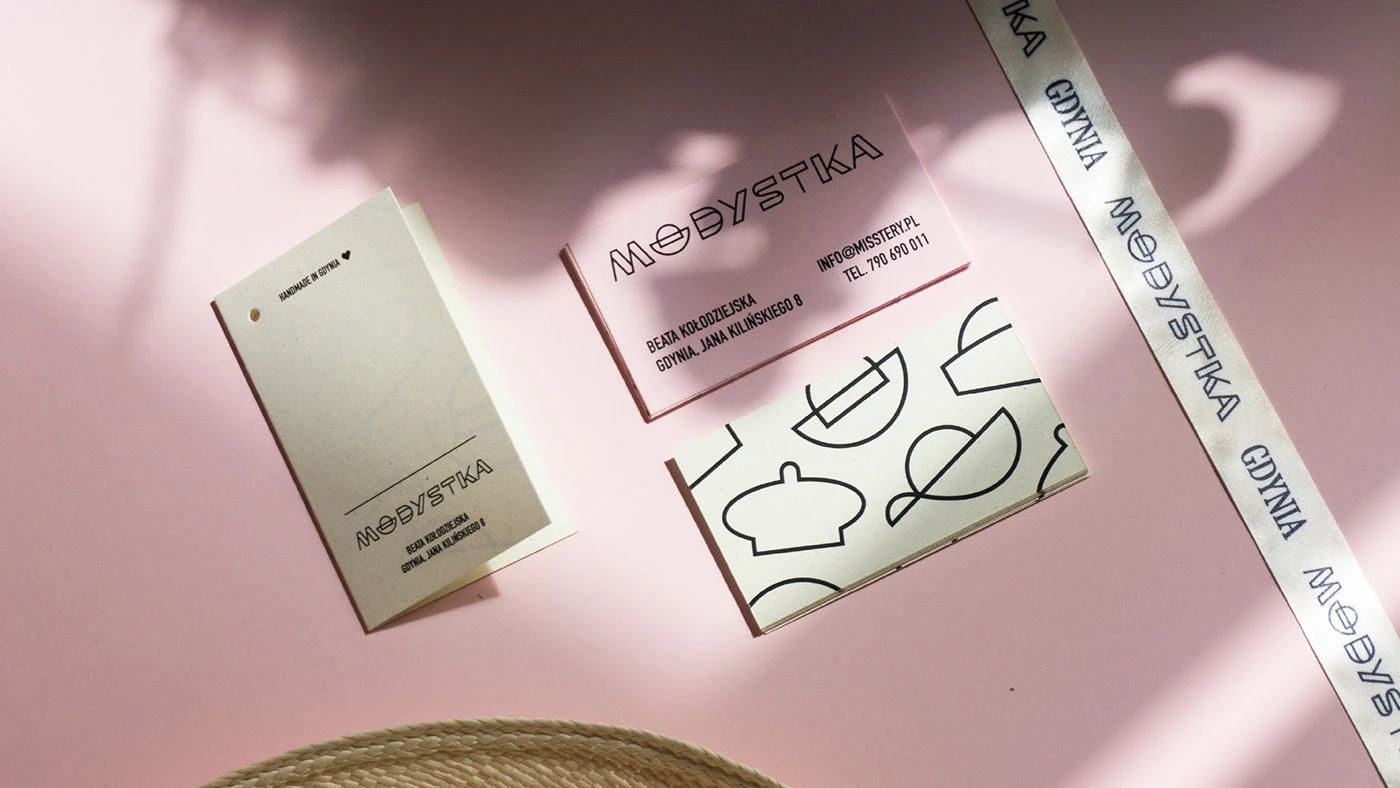 Modystka Storefront Redesign and Polish Signage Branding